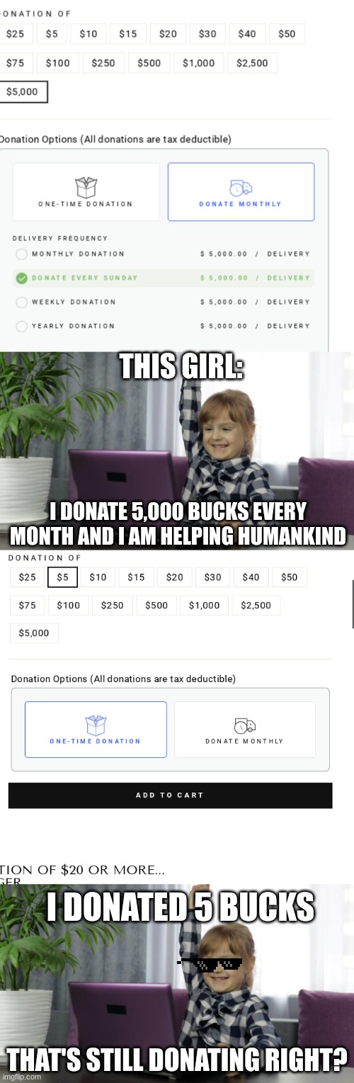 Donation Be Like Imgflip