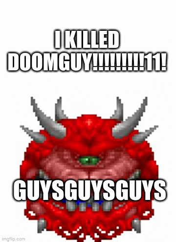 Bouncing Cacodemon - Imgflip