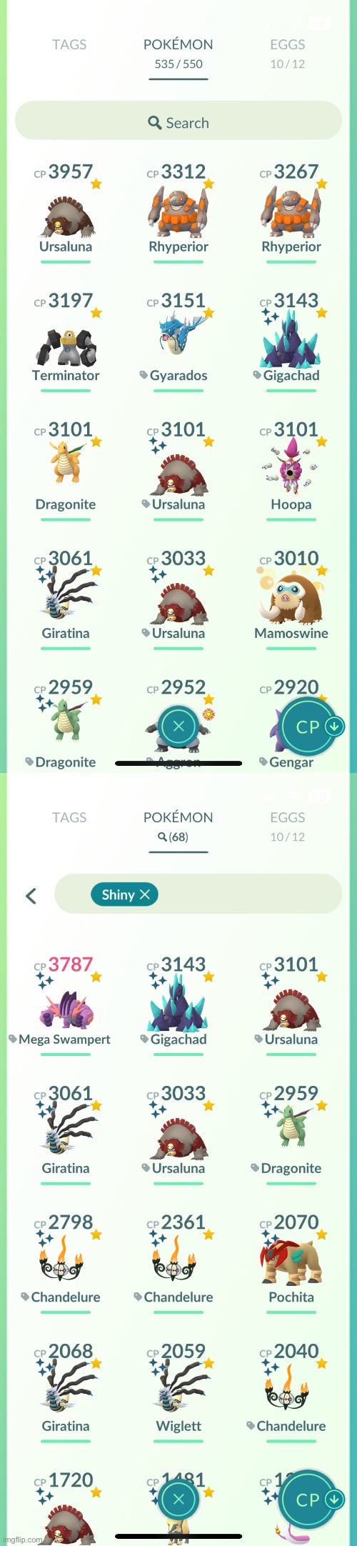 Behold… my favorites from my Pokémon GO collection - Imgflip