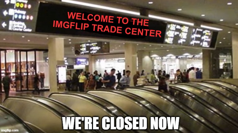 The subway station will continue to operate with the rest of the mall roped off until 6am - Imgflip