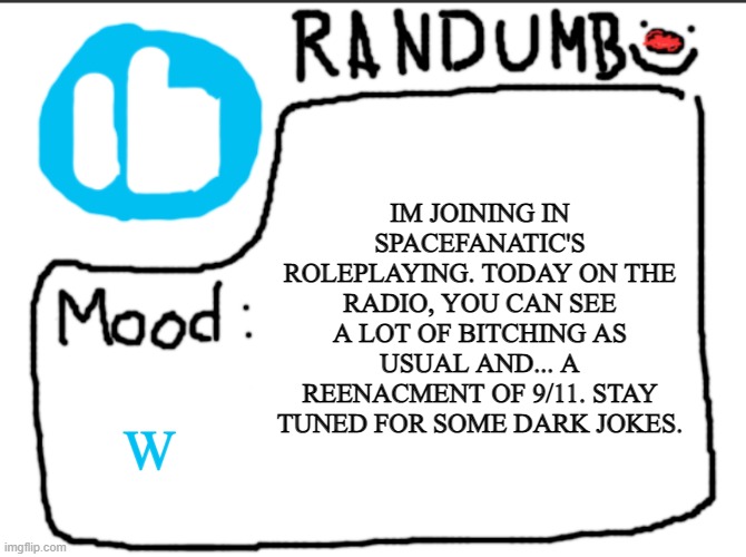 Randumb announcement - Imgflip