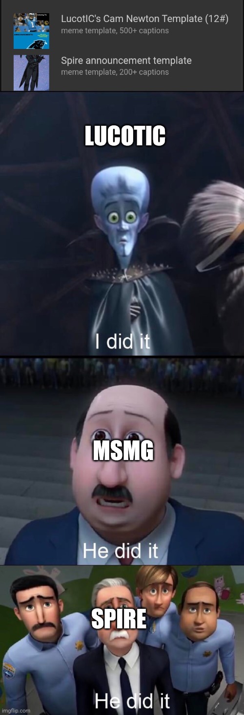 He surpassed spire template - Imgflip