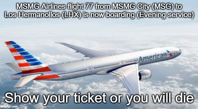 American Airlines Jet - Imgflip