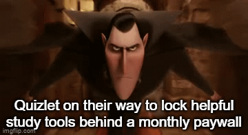 "pay or else we won't let you study." - Imgflip