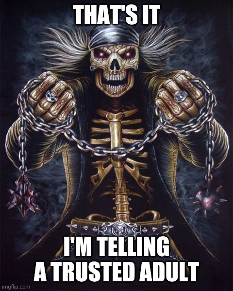 Badass Skeleton - Imgflip