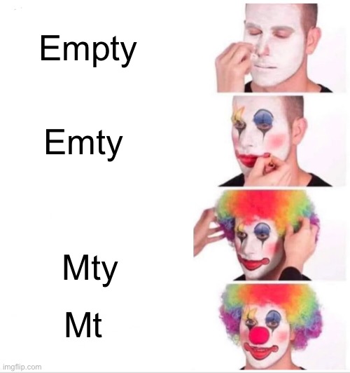 Clown Applying Makeup Meme - Imgflip