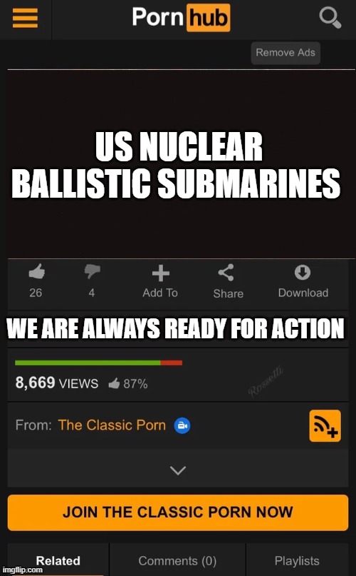 FARK.com: (12684428) U.S. Navy responds to Pooty Poot's nuclear dick-waving by releasing picture ...