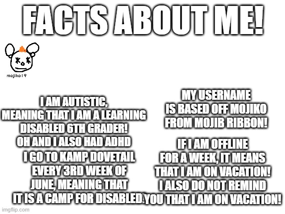 Facts About Me Imgflip