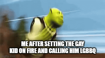 Shrek running - Imgflip