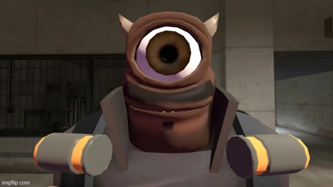 black scottish cyclops, but literally - Imgflip