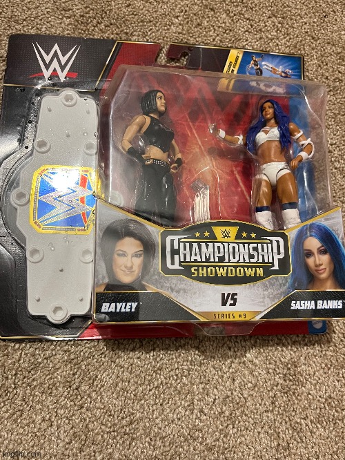 Sasha Banks and Bayley action figures - Imgflip