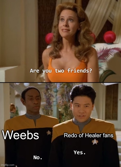 Please don’t hurt me, Redo of Healer fans - Imgflip