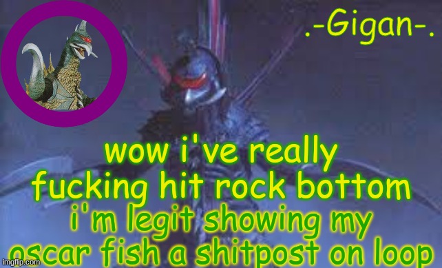 oh yeah the fish in question eats his own shit sometimes - Imgflip