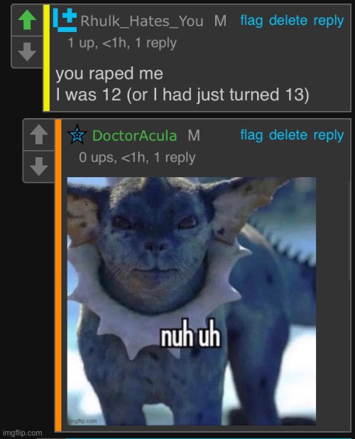 my response to the rape allegations - Imgflip