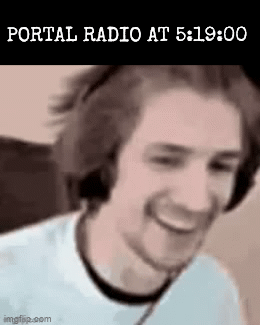 bro i wanna vibe to portal radio not listen to [redacted] - Imgflip