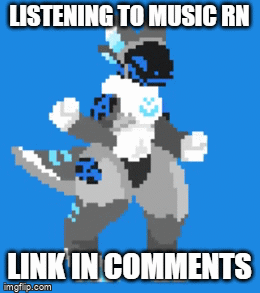 this song is from geometry dash (gif is by someone called Nooky_nook ...