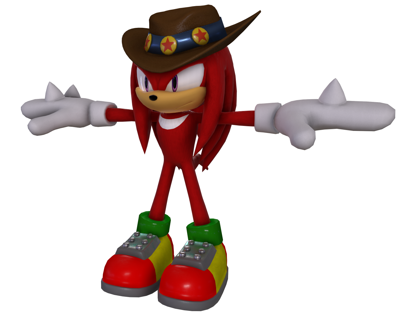 T-Pose Knuckles Blank Template - Imgflip