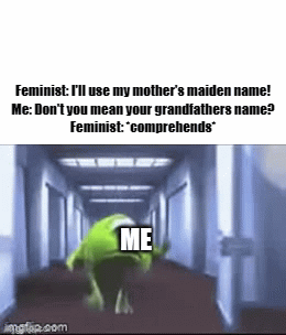 Running for my life. - Imgflip