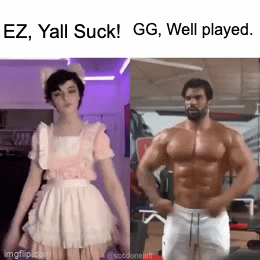 Femboy EZ vs. Chad GG - Imgflip