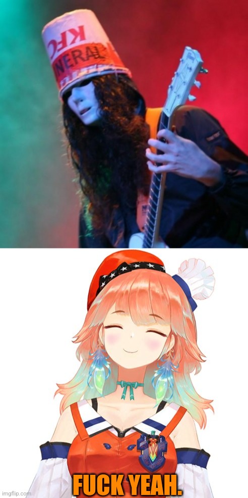 There was a metal guitarist named Buckethead - Imgflip