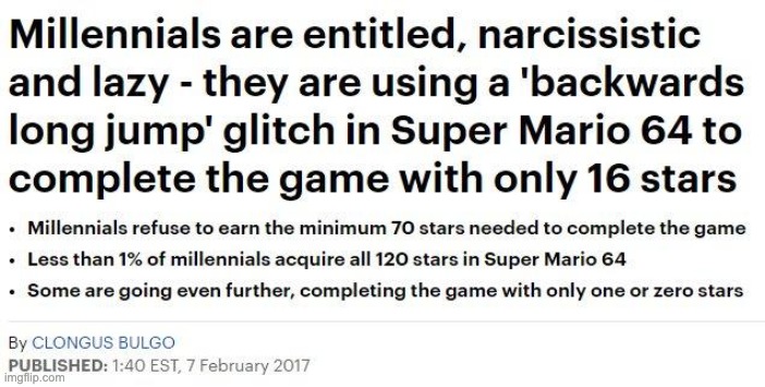 Those damn millennials - Imgflip