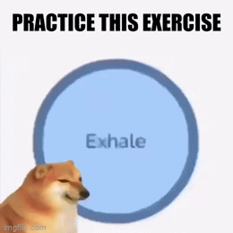 inhale and exhale rapidly - Imgflip