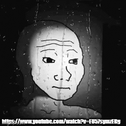 Sad wojak at window - Imgflip