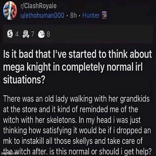 Most Sane Crash Royale Player - Imgflip