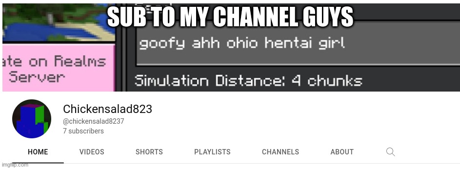 Chickensalad823 - Imgflip