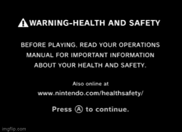 wii safety - Imgflip