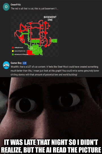 The character ai is sentient - Imgflip