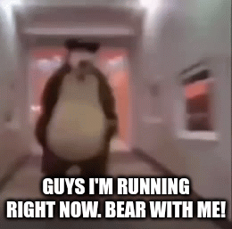 Bear Running - Imgflip