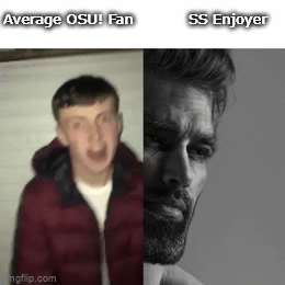Osu! Fan vs SS Enjoyer - Imgflip