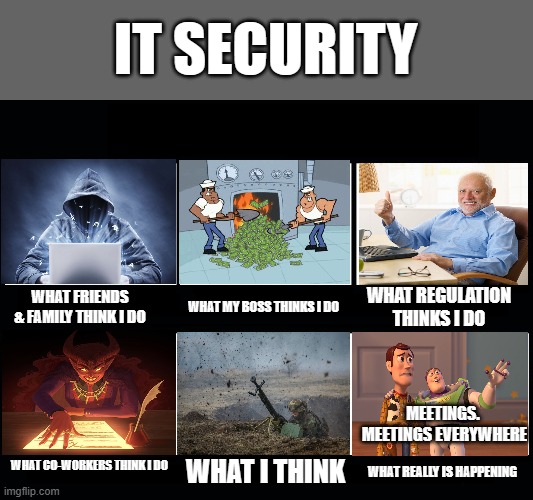 IT Security - what my friends think i do - Imgflip