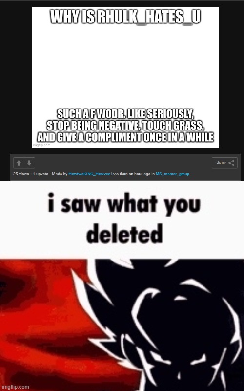 crybaby couldn't handle it - Imgflip