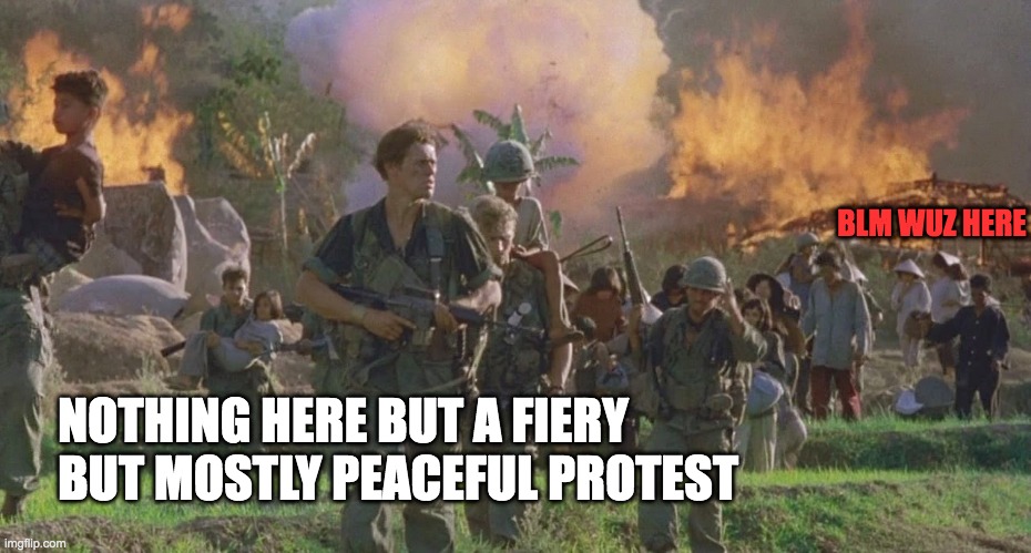 When the Platoon comes to town it's mostly peaceful - Imgflip