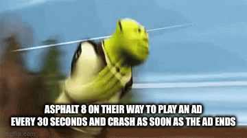 What a great mobile racing game, it would be a shame if it was ...