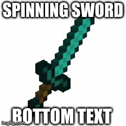 diamond sword - Imgflip
