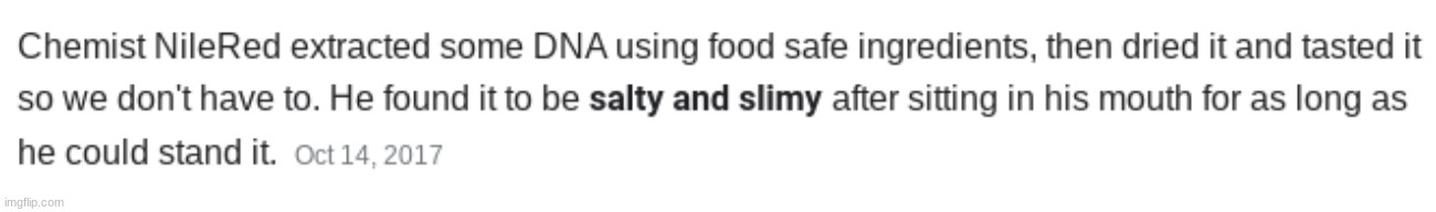 so is cum just raw dna? - Imgflip