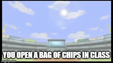 and this why i eat my snack at lunch... - Imgflip