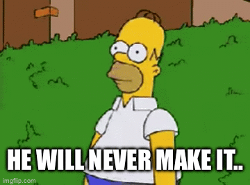 Homer disappears into bush - Imgflip