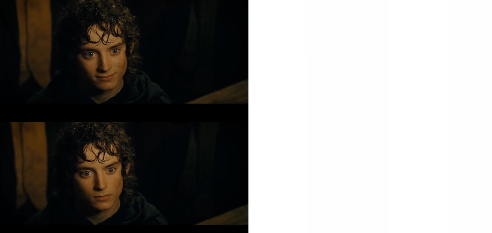 Frodo’s Letdown Blank Template - Imgflip