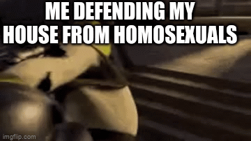 Shrek fighting off knights - Imgflip