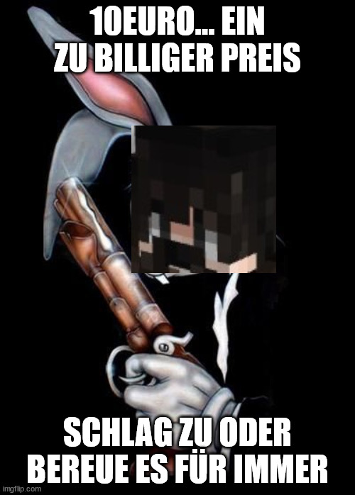 Bugs bunny holding gun - Imgflip