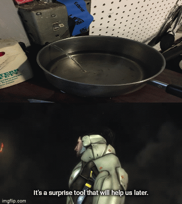 Water on frying pan - Imgflip
