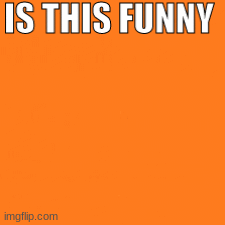 it's not as funny as it would be if imgflip let you customise more ...