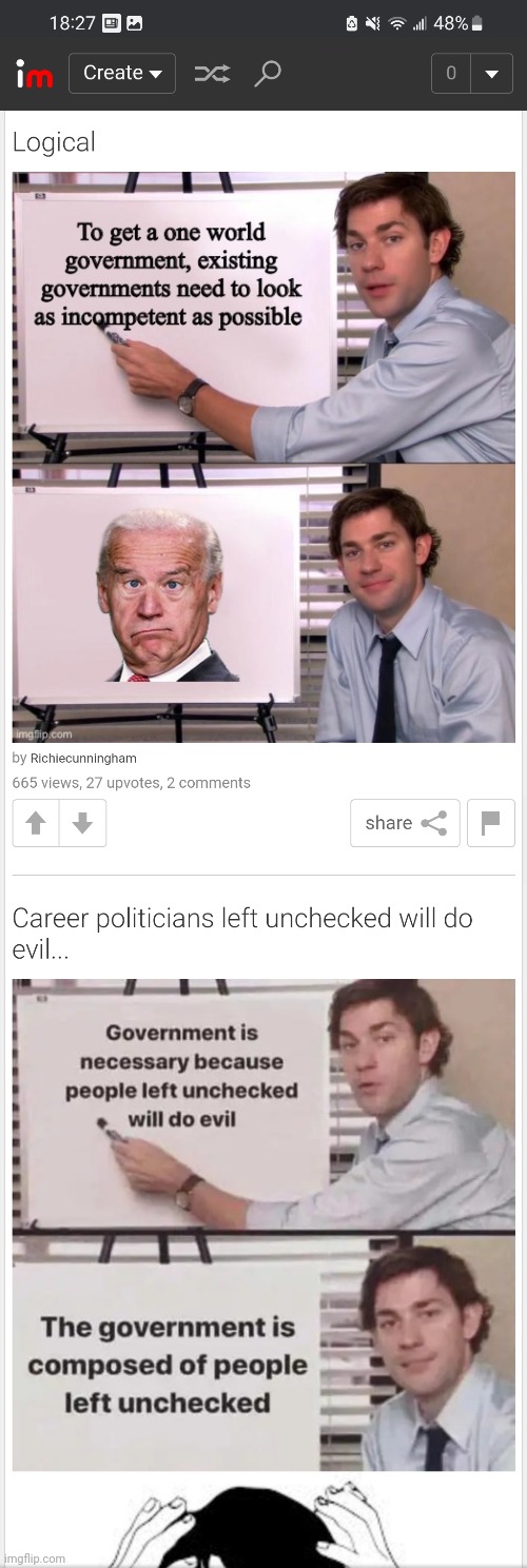 Career Politicians Left Unchecked Will Do Evil Imgflip