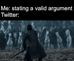 The battle begins… - Imgflip