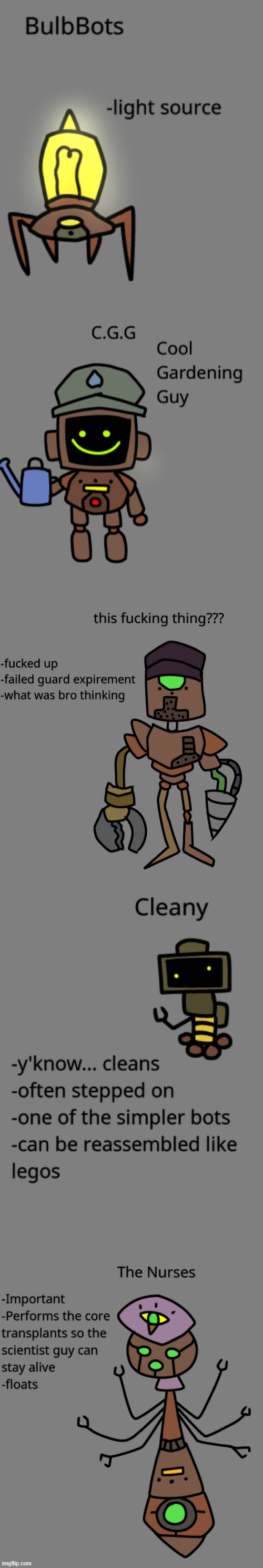 silly robots the guy makes - Imgflip