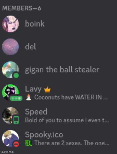 i'm the only guy in this gc☠ - Imgflip